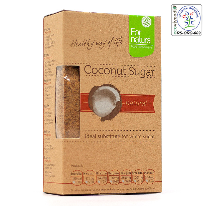 Organski Kokosov šećer 400g Fornatura