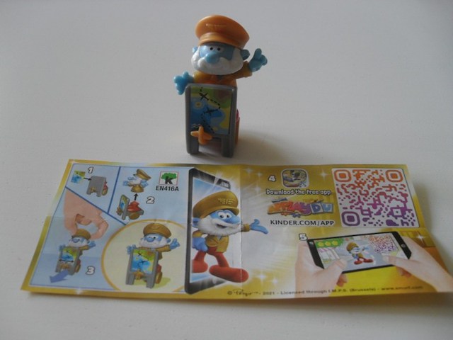 Kinder figurica   THE SMURFS