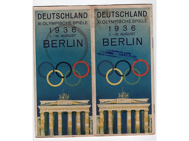 Olimpijske igre u Berlinu, 1936 . plan i program