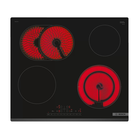 Ugradna Ploča Bosch PKN 631 FP2E, 8.3 kW, Crna