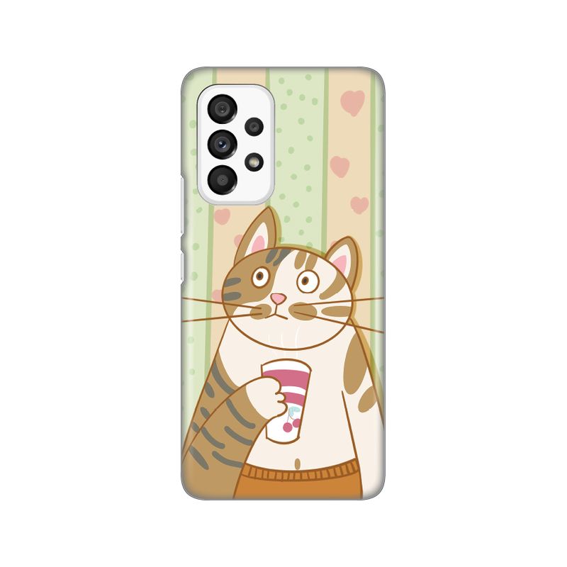 Maskica Silikonska Print za Samsung A536B Galaxy A53 5G Cool Cat