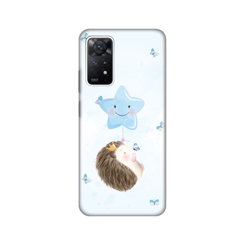 Maskica Silikonska Print Skin za Xiaomi Redmi Note 11 Pro 4G/5G Hedgehog