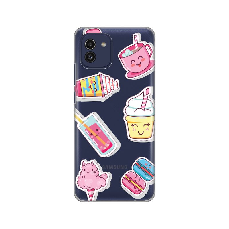 Maskica Silikonska Print Skin za Samsung A035G Galaxy A03 Ice cream