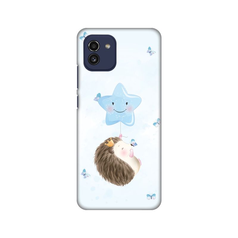 Maskica Silikonska Print Skin za Samsung A035G Galaxy A03 Hedgehog