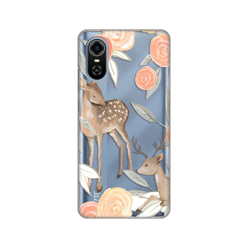 Maskica Silikonska Print Skin za ZTE Blade A31 Plus Flower Dear