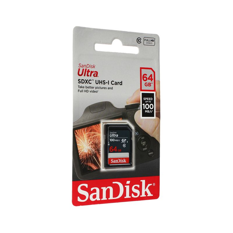 Mem.Kartica SanDisk SDHC Ultra 64GB 100 MB/s Class 10 USH-I