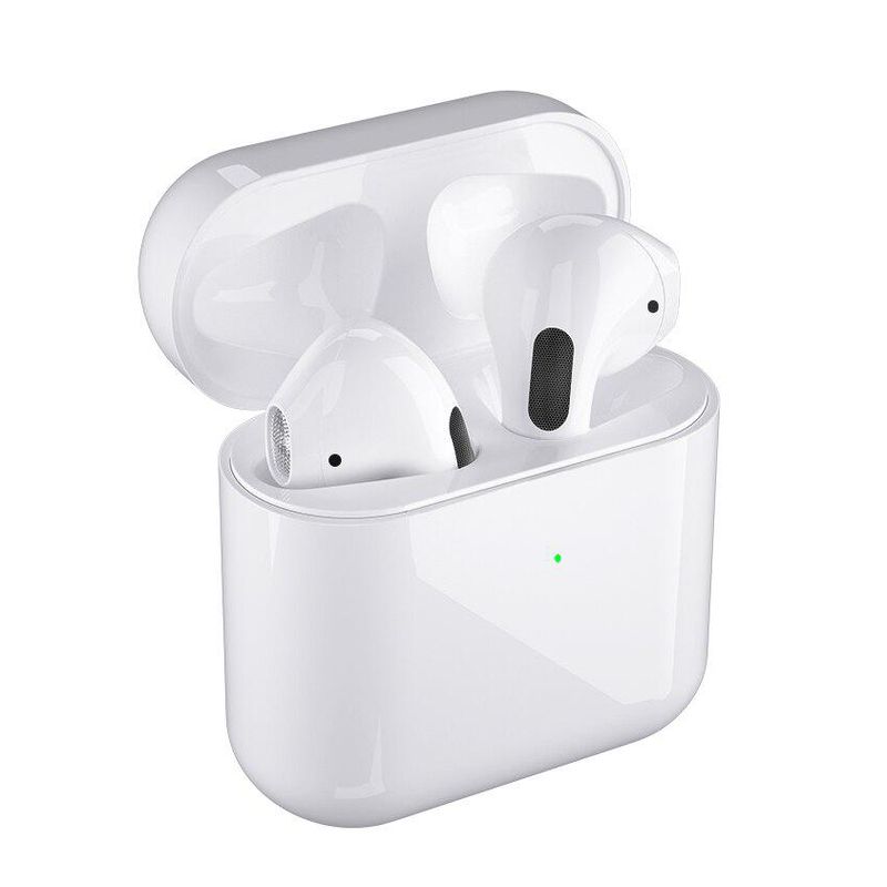 Bluetooth slusalice Airpods Inpods 900 metalik bele HQ