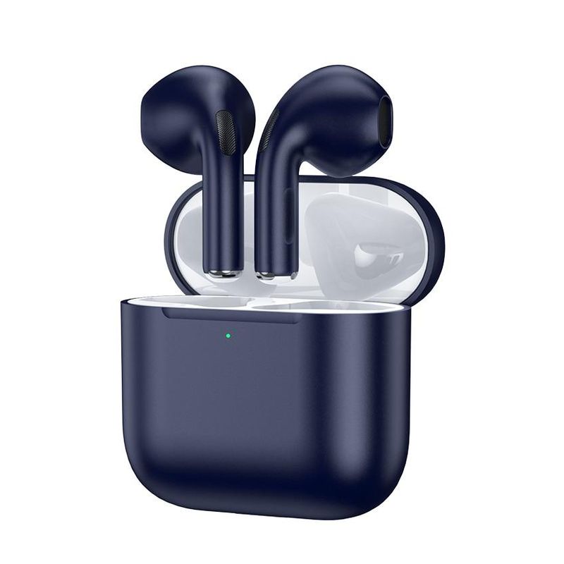 Bluetooth slusalice Airpods Inpods 900 metalik teget HQ