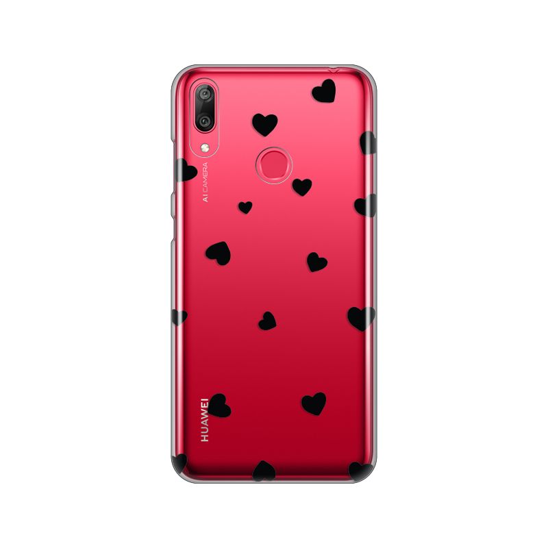 Maskica Silikonska Print Skin za Huawei Y7 2019/Y7Prime 2019 Heart