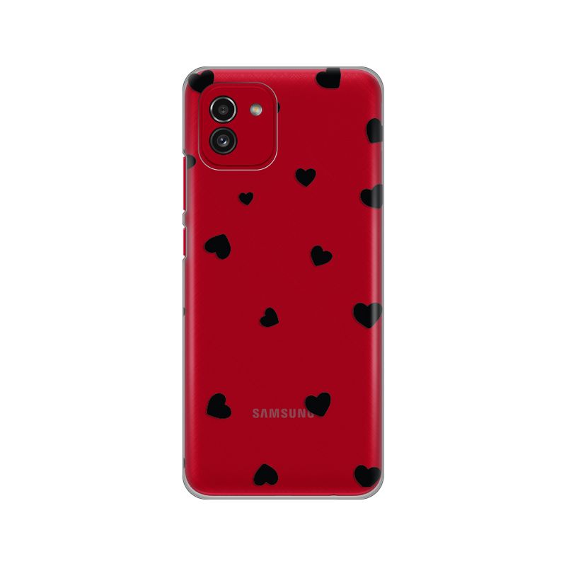 Maskica Silikonska Print Skin za Samsung A035G Galaxy A03 Hearts