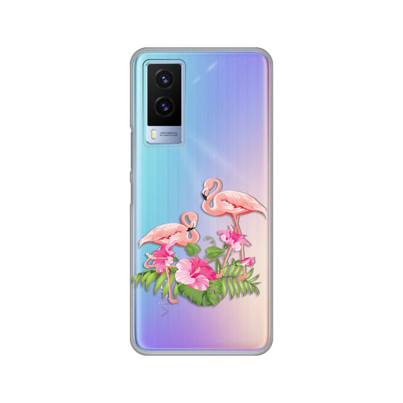 Maskica Silikonska Print Skin za Vivo Y71T Flamingo