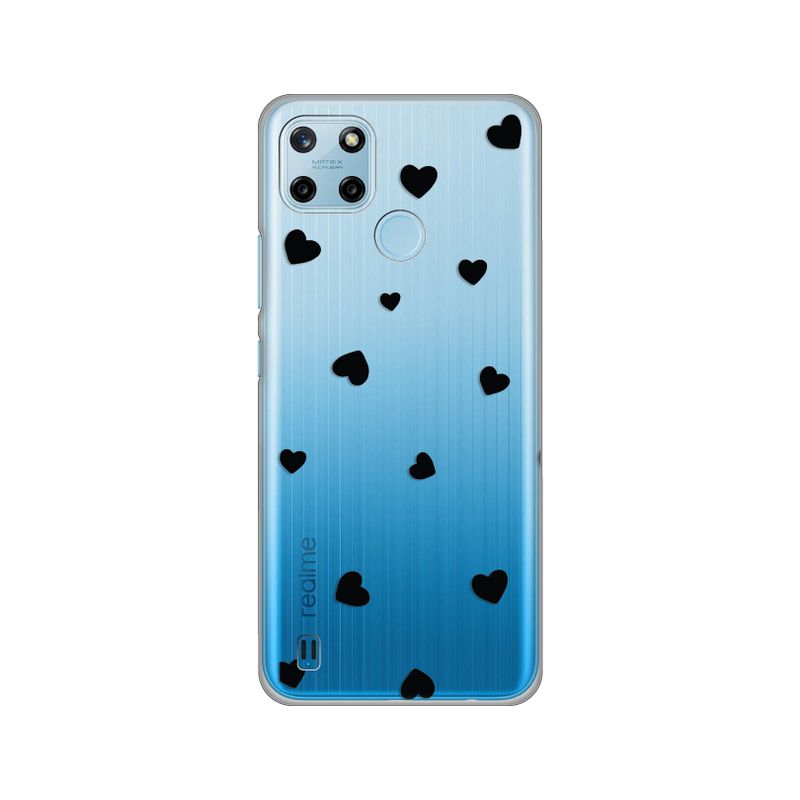 Maskica Silikonska Print Skin za Realme C25Y/C21Y Hearts