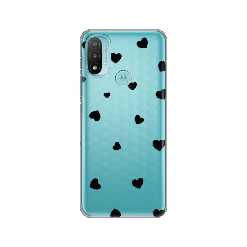 Maskica Silikonska Print Skin za Motorola Moto E20 Hearts