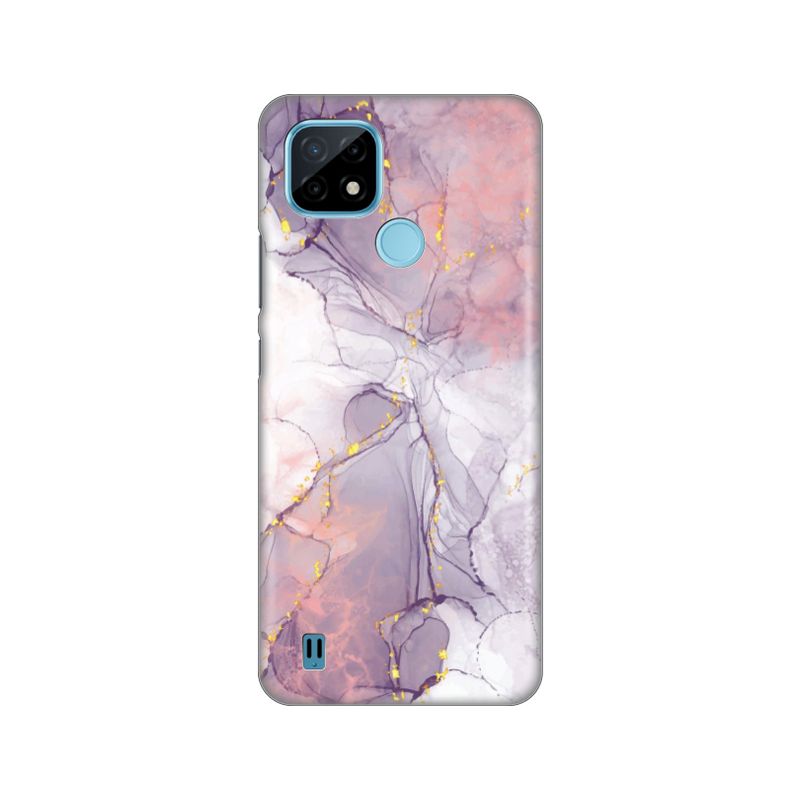 Maskica Silikonska Print za Realme C21 Pink Marble