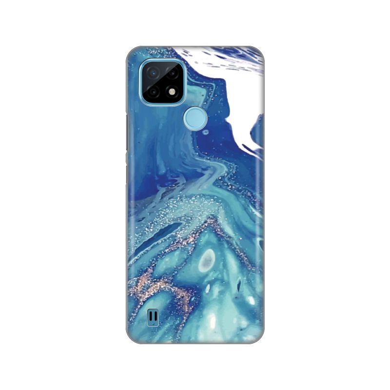 Maskica Silikonska Print za Realme C21 Blue Marble