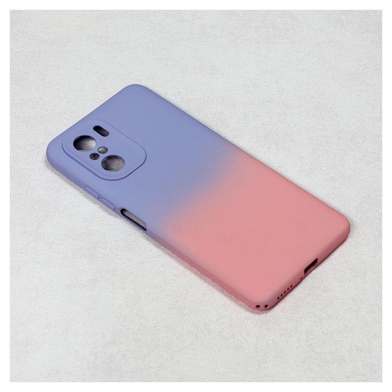 Maskica Double Color za Xiaomi Poco F3/Mi 11i ljubicasto-roze