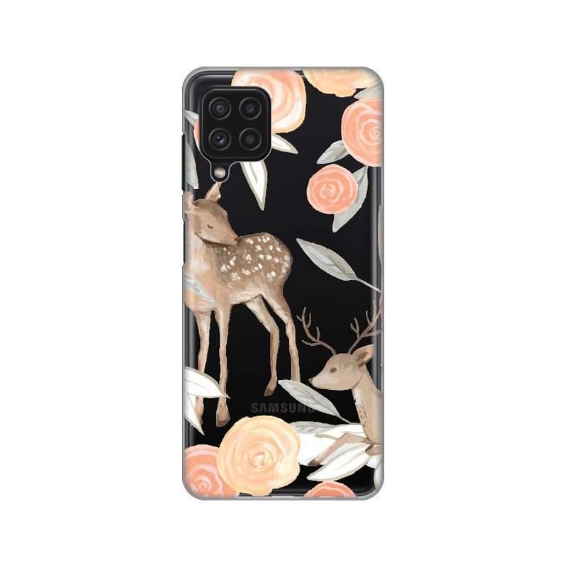 Maskica Silikonska Print Skin za Samsung A225 Galaxy A22 4G Flower Deer