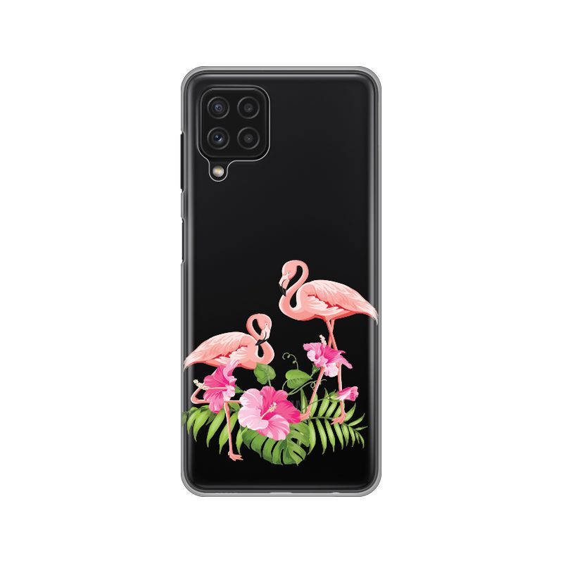 Maskica Silikonska Print Skin za Samsung A225 Galaxy A22 4G Flamingo