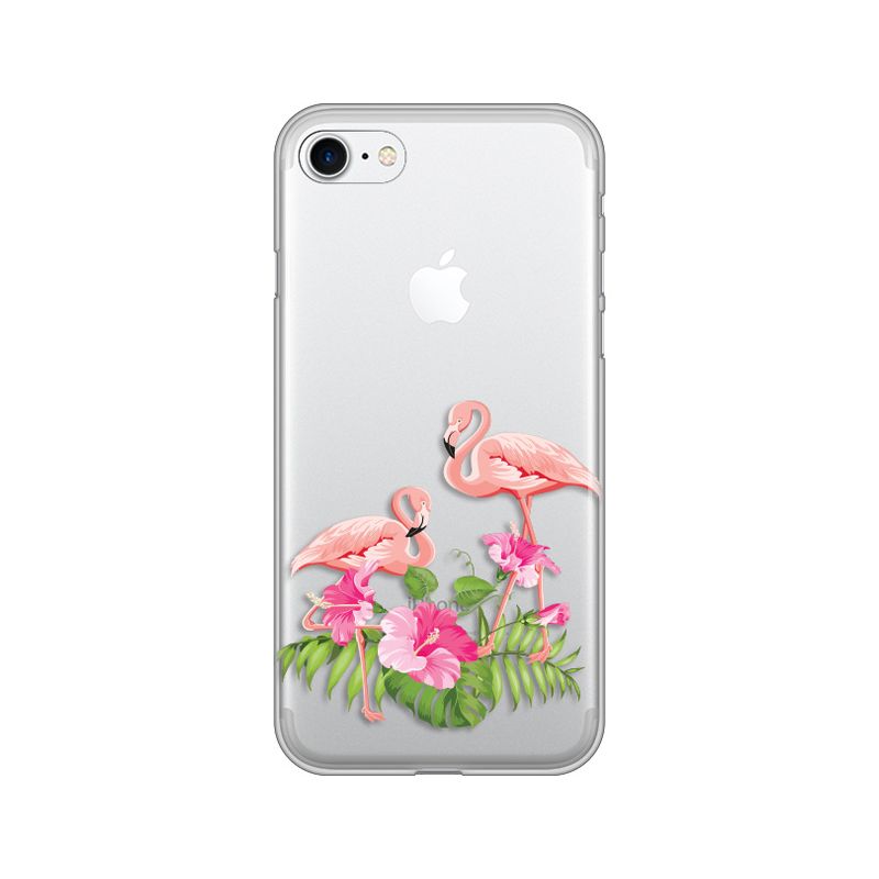 Maskica Silikonska Print Skin za iPhone 7/8/SE 2020/2022 Flamingo