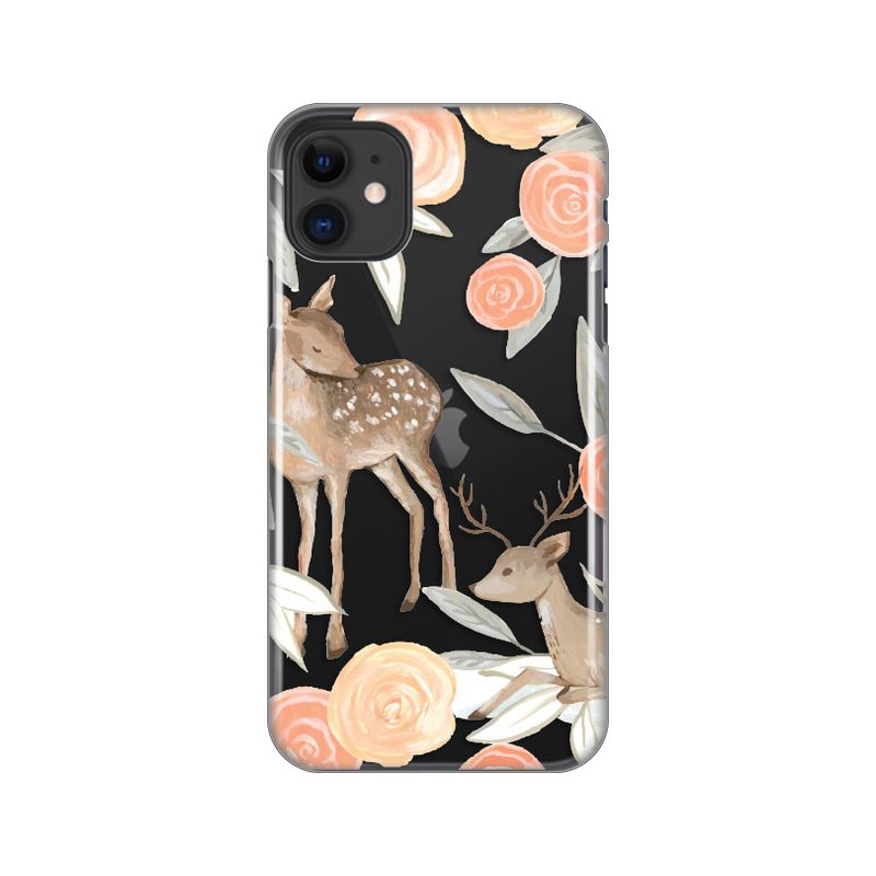 Maskica Silikonska Print Skin za iPhone 11 6.1 Flower Deer