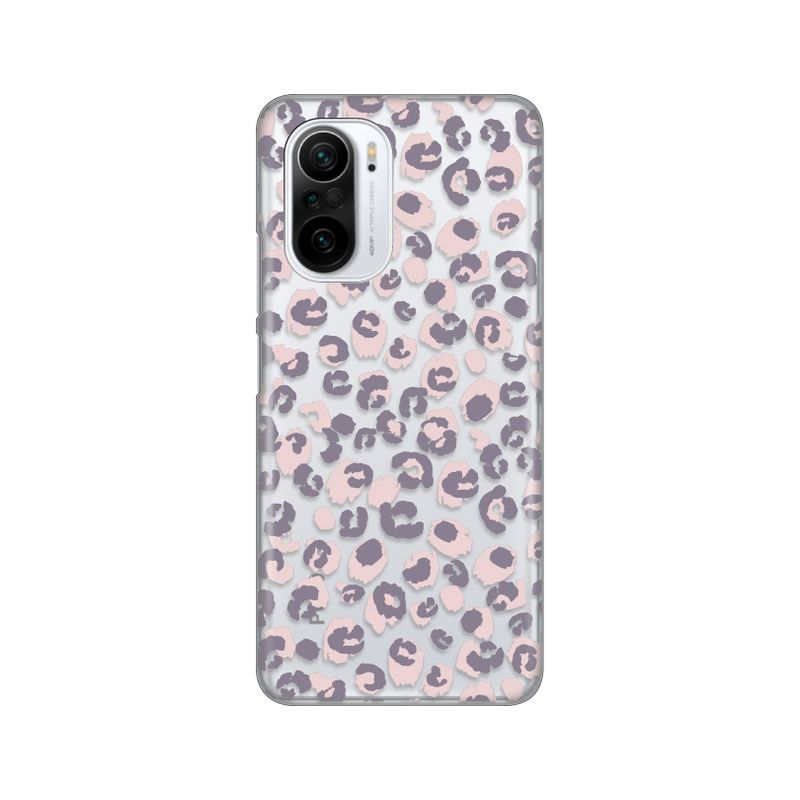 Maskica Silikonska Print Skin za Xiaomi Poco F3/Mi 11i Pink Leopard