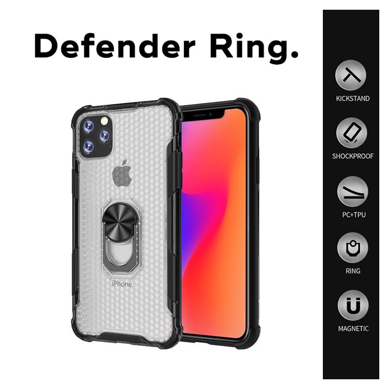 Maskica Defender Ring za Samsung A125F Galaxy A12 transparent