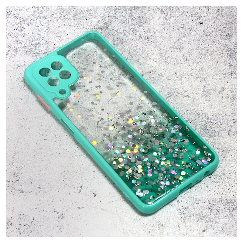 Maskica Frame Glitter za Samsung A225F Galaxy A22 4G mint