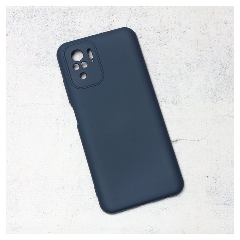 Maskica Nano Silikon za Xiaomi Redmi Note 10 4G/10s tamno plava