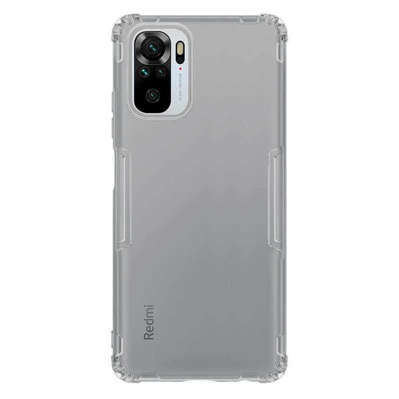 Maskica Nillkin Nature za Xiaomi Redmi Note 10 4G/10s siva