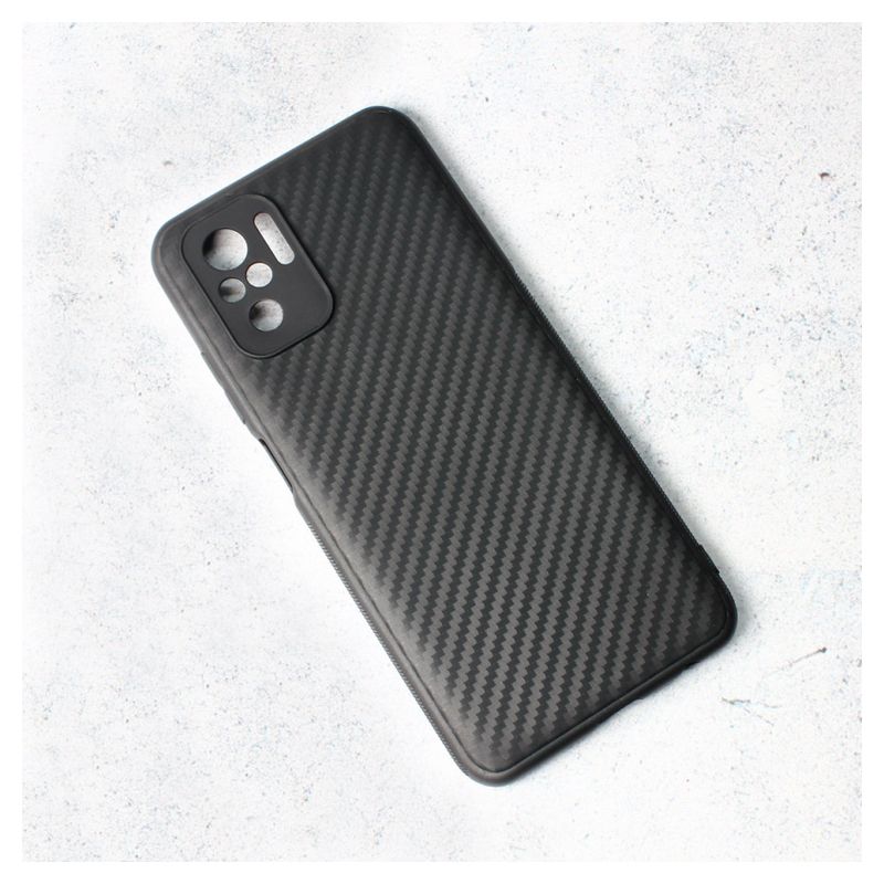 Maskica Carbon fiber za Xiaomi Redmi Note 10 4G/10s crna