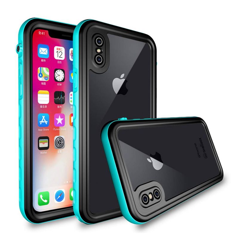 Vodootporna torbica A new za iPhone X svetlo plava