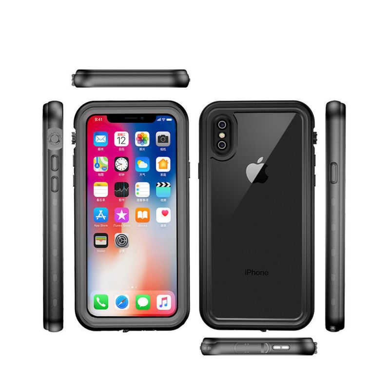 Vodootporna torbica DOT+ za iPhone X crna