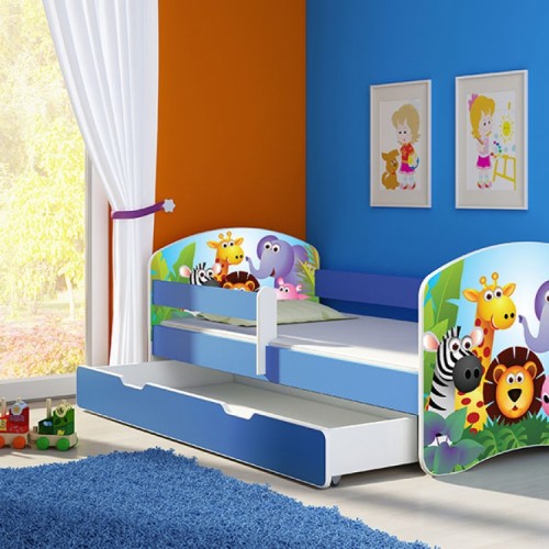 Krevet za decu BLUE SA FIOKOM 140X70 ACMA 2 45 dezena