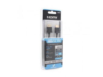 Kabal sa HDMI na HDMI slim bakarni JWD-05 (1,5m) - crna