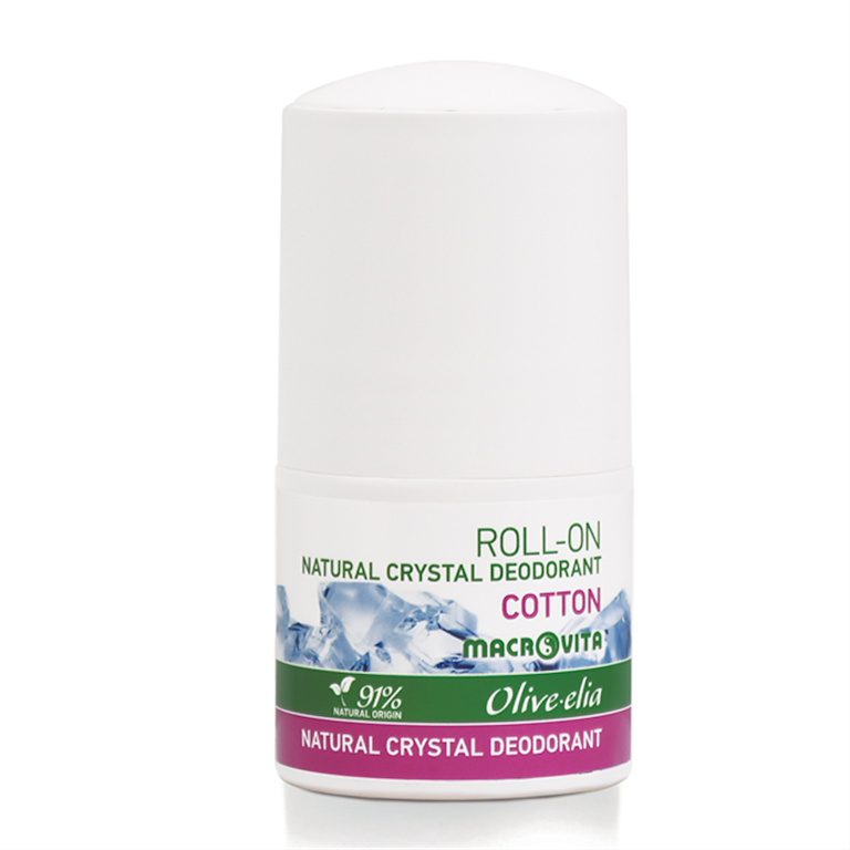 Prirodni kristalni dezodorans roll-on coton, Macrovita