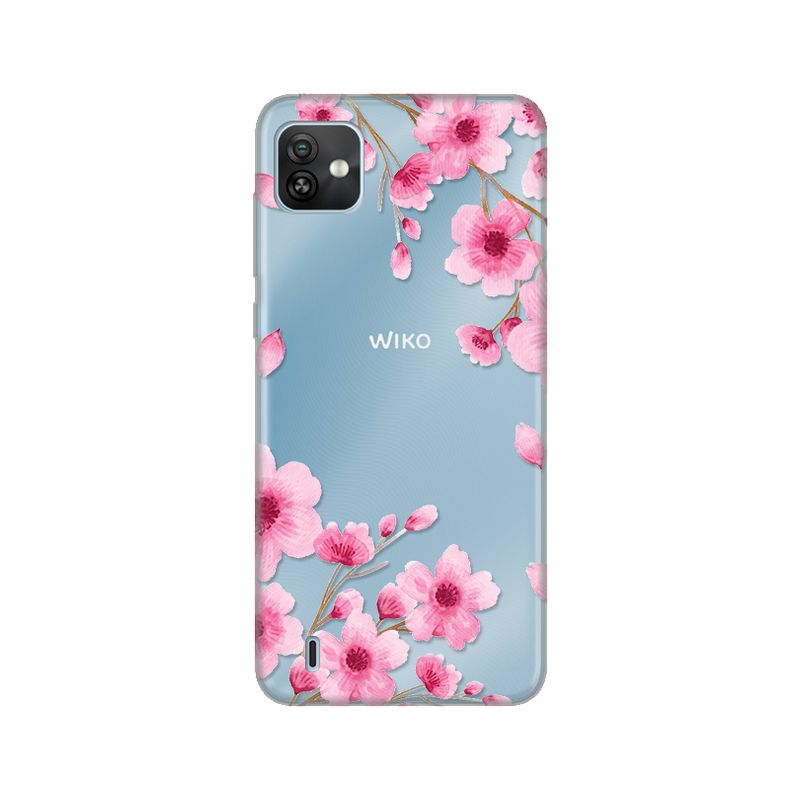 Maskica Silikonska Print Skin za Wiko Y82 Rose flowers