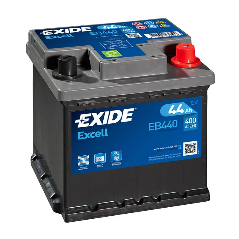 Akumulator Excell EB440 12V 44Ah (Exide)