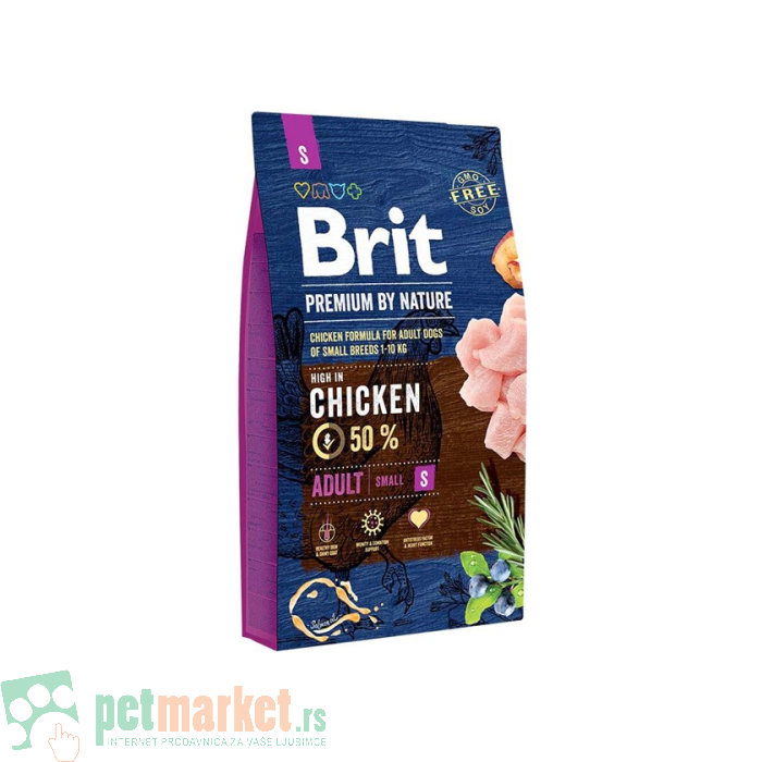 Brit Premium: Hrana za odrasle pse malih rasa Adult Small