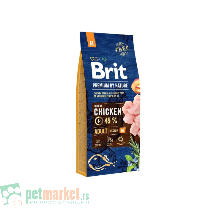 Brit Premium: Hrana za odrasle pse srednjih rasa Adult Medium