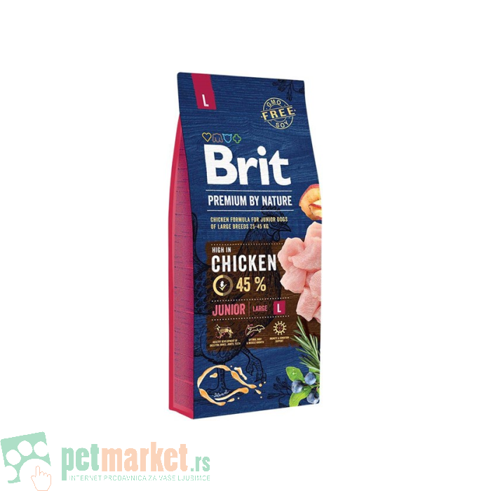 Brit Premium: Hrana za štence većih rasa Junior Large
