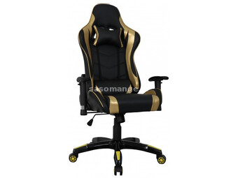 Stolica za gejmere - Ultra Gamer (zlatno - crna)
