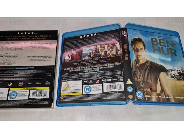 Ben Hur 3Blu-ray-a , ultimate collector`s edition