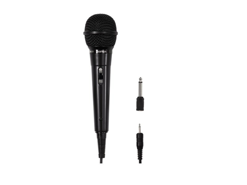 HAMA Dinamički Mikrofon DM 20 – Crni (46020)