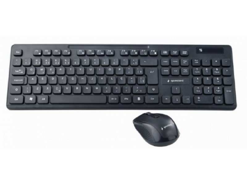 GEMBIRD KBS-WCH-03 Tastatura US + Bežični Miš USB, US Layout