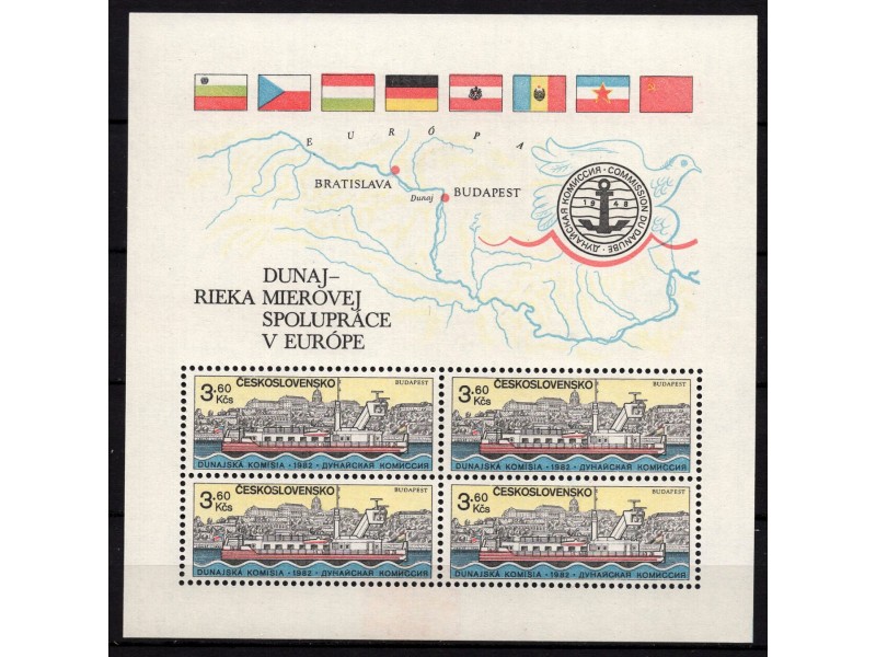 Čehoslovačka 1982. Blok br. 52