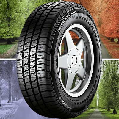 225/55 R17 CONTINENTAL VANCO FOUR SEASON 101 H RF (B) (D) (71)