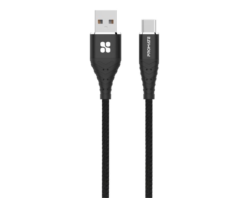 CCord-1 USB-A to USB-C kabl 1m crni