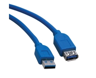 Kabl USB 3.0 – USB 3.0 nastavak M/F 1.8 plavi