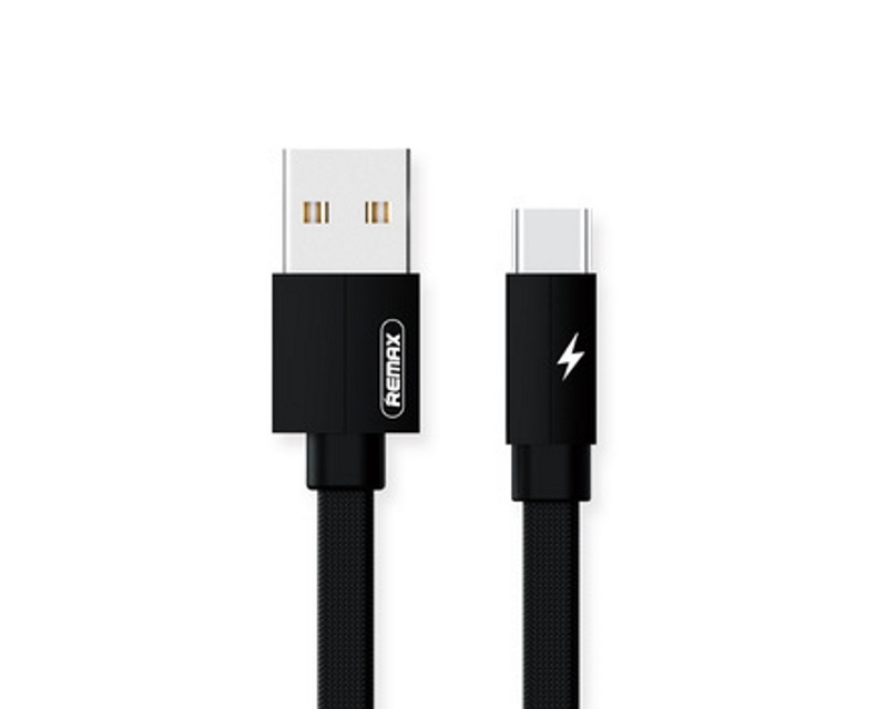 RC-094a black 1m USB Type-C Kerolla Data kabl