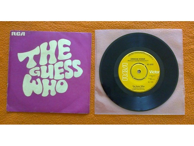 THE GUESS WHO - American Woman (singl) Made in India